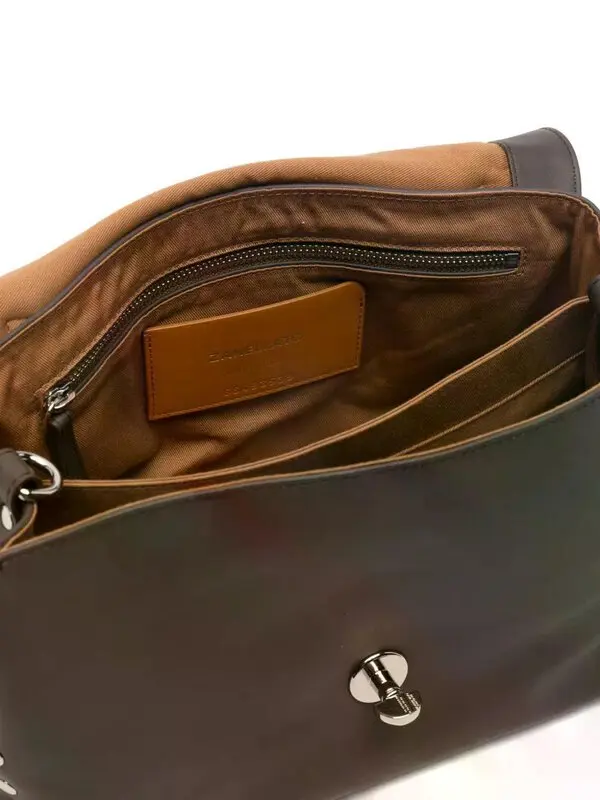 ZANELLATO Postina Stud Lock Detail Tote Bag