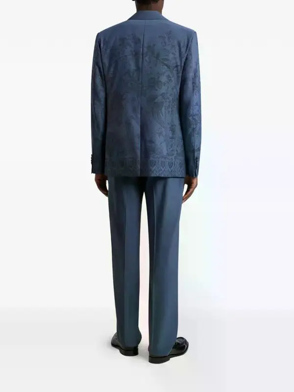 Etro Jacquard Wool Blazer
