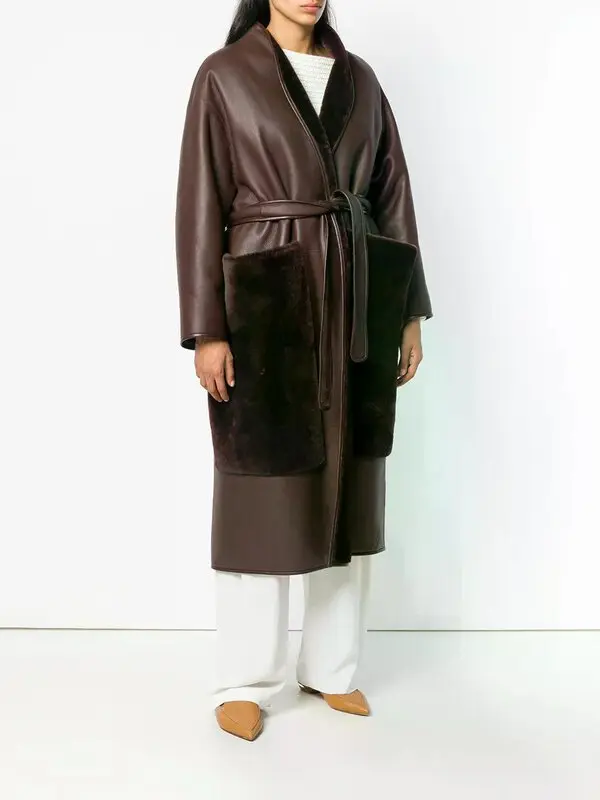 THE ROW Belted Mid-length Coat