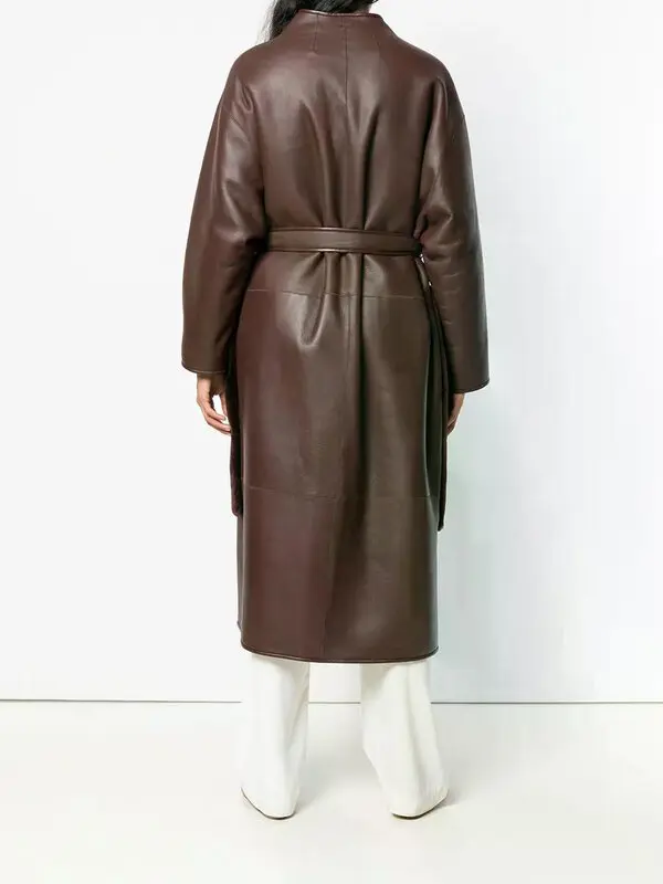 THE ROW Belted Mid-length Coat