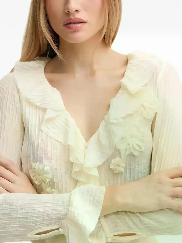 HOSS INTROPIA Ruffled Floral Blouse