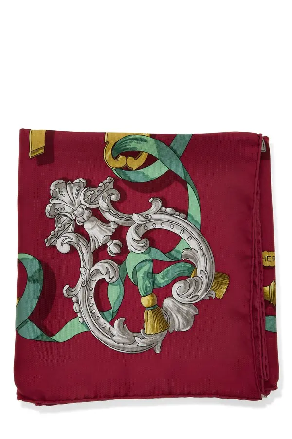 Hermès Multicolor 'ferronnerie' Silk Scarf 90