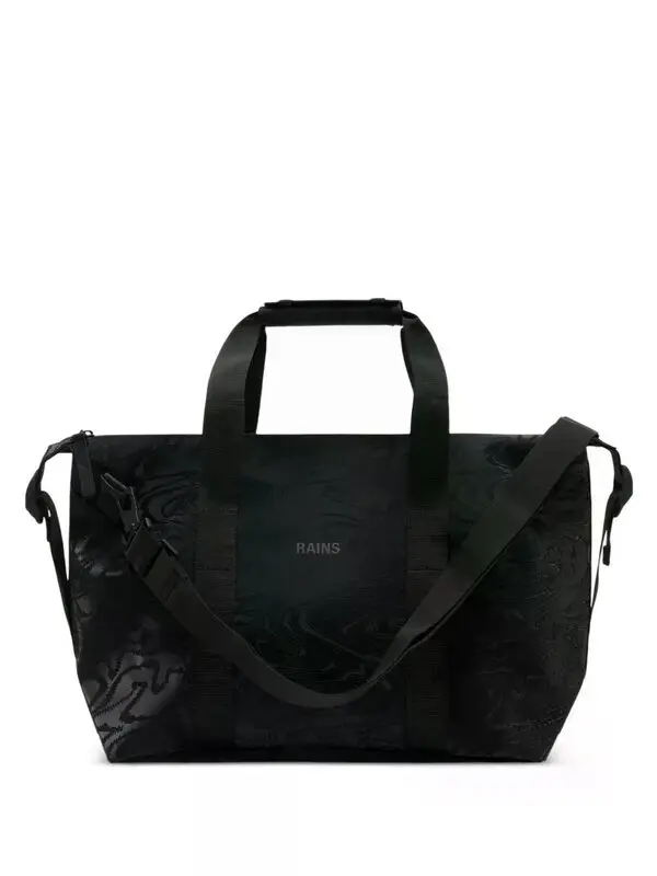 Rains Hilo Adjustable-strap Holdall Bag - Black