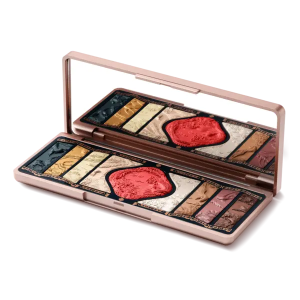 FLORASIS Floral Engraving Phoenix Makeup Palette - 01 Gold Brown