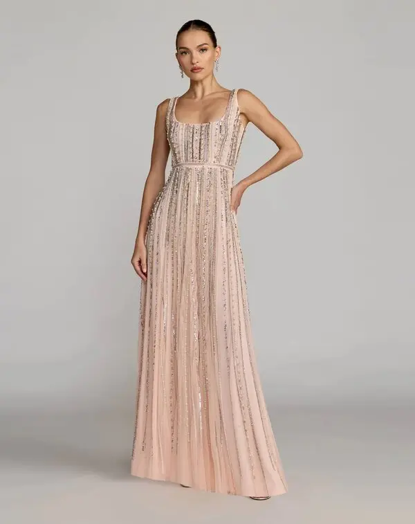 Mac Duggal Embellished A-line Gown