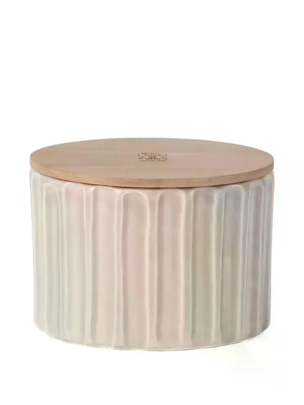 Brunello Cucinelli Ridged Ceramic Candle - Neutrals