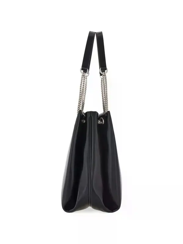 FERRAGAMO Hardware Chain Tote Bag - Black
