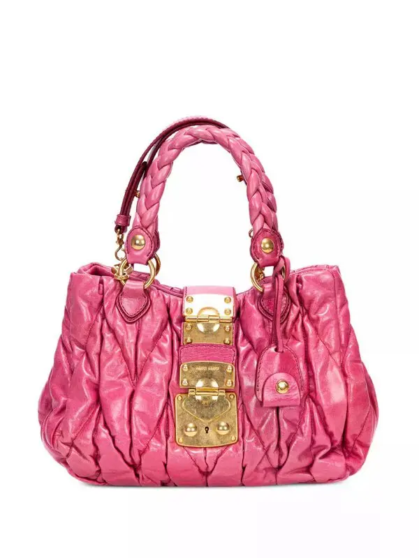 Miu Miu Quilted Two-handle Shoulder Bag