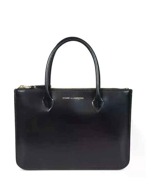 Comme Des Garçons Logo-detail Shoulder Bag - Black