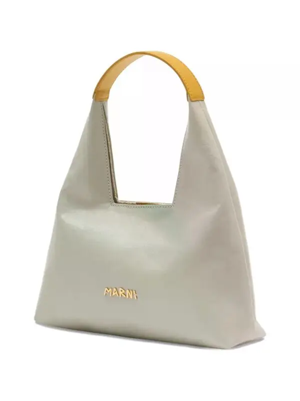 Marni Mini Leather Shoulder Bag - Neutrals