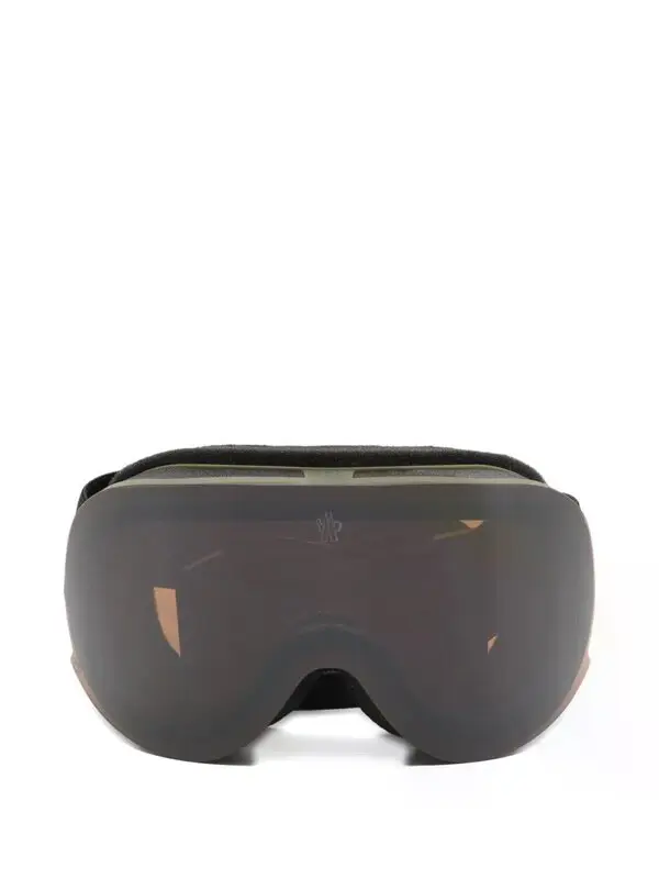 Moncler Shield-frame Ski Goggles - Black