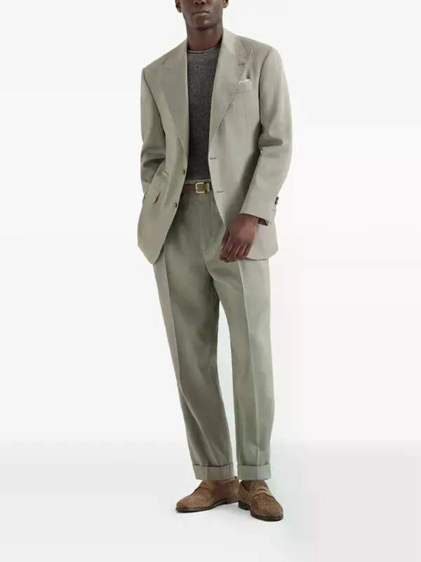 Brunello Cucinelli Half English Ribbed T-shirt