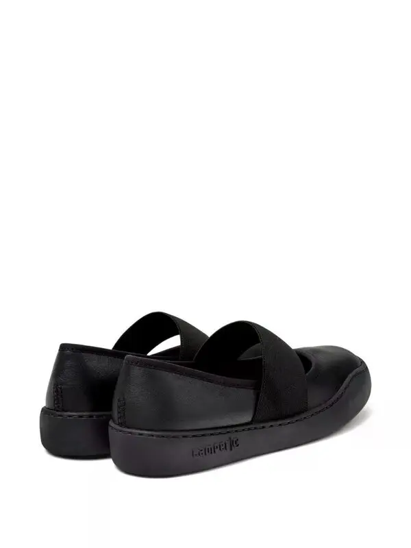 Camper Peu Touring Elasticated-strap Ballet Flats - Black