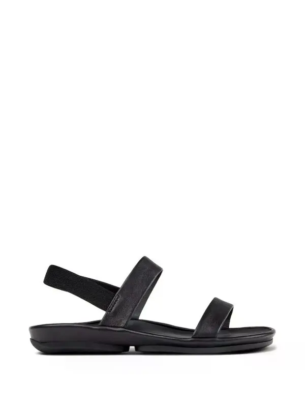 Camper Isla Leather Sandals - Black