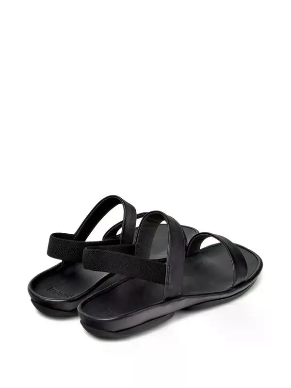 Camper Isla Leather Sandals - Black