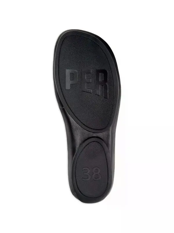 Camper Isla Leather Sandals - Black