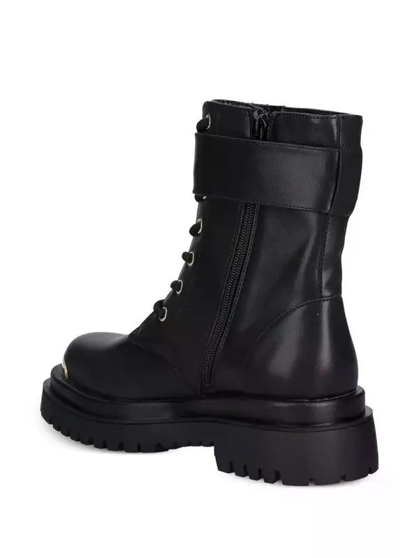 Just Cavalli Studded-embellished Combat Boots
