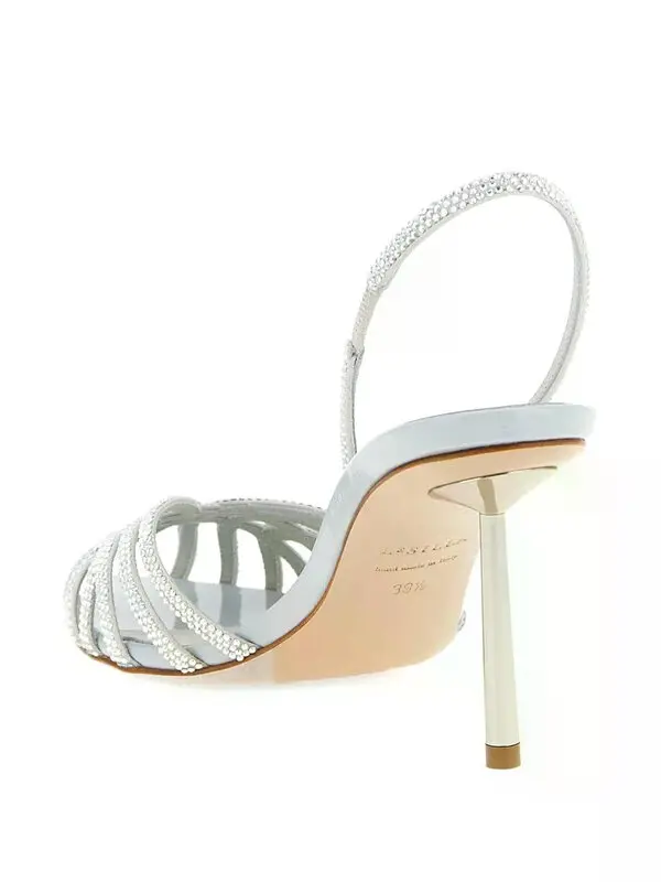 LE SILLA Rhinestone Pointed-toe Sandals
