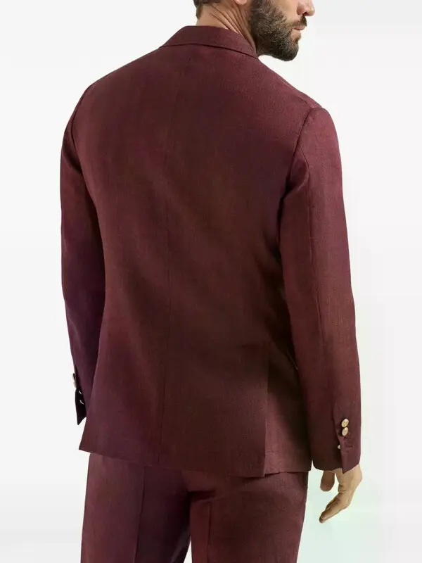 Brunello Cucinelli Chevron Peak-lapels Blazer
