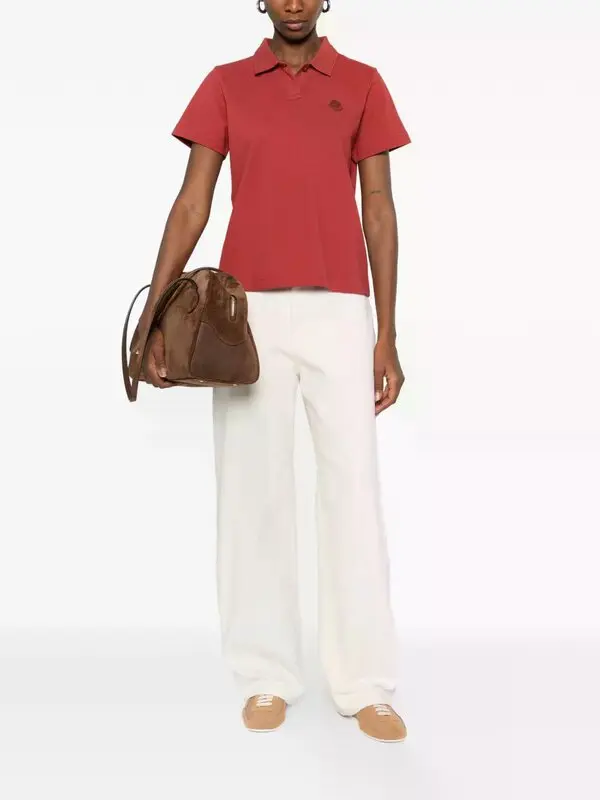 Moncler Logo-patch Polo Shirt