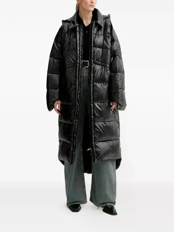 MMC STUDIO Hooded Oversized Puffer Jacket - Black