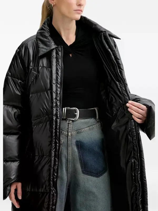 MMC STUDIO Hooded Oversized Puffer Jacket - Black
