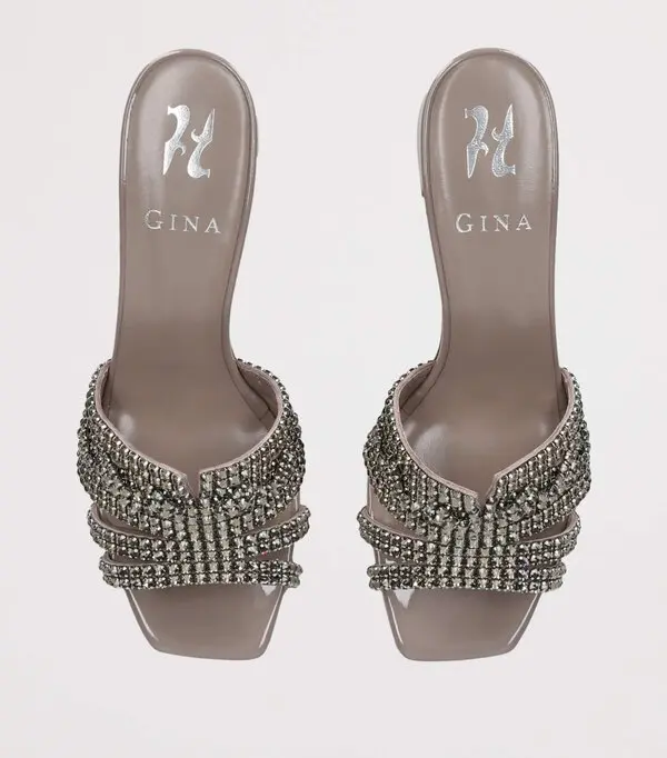 GINA Crystal Utah 55 Mules - Brown