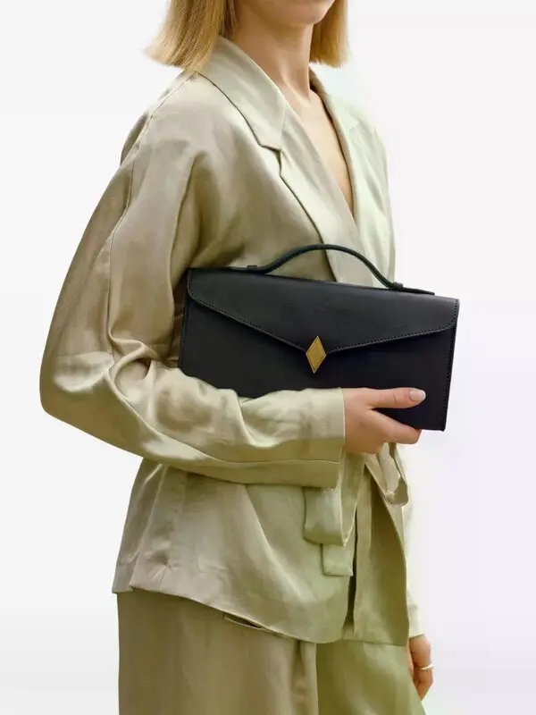 METIER Edge Diamond-embellishment Clutch Bag