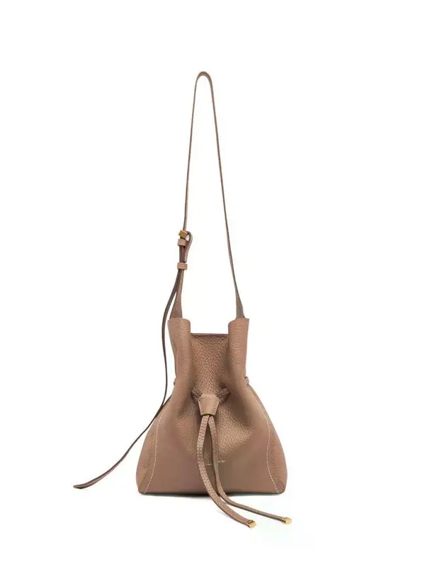 GIANNI CHIARINI Sienna Leather Shoulder Bag - Brown
