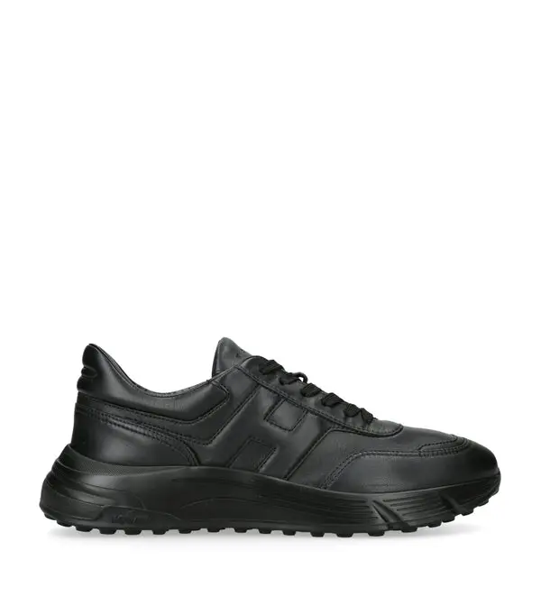 Hogan Leather Hyperlight Sneakers - Black