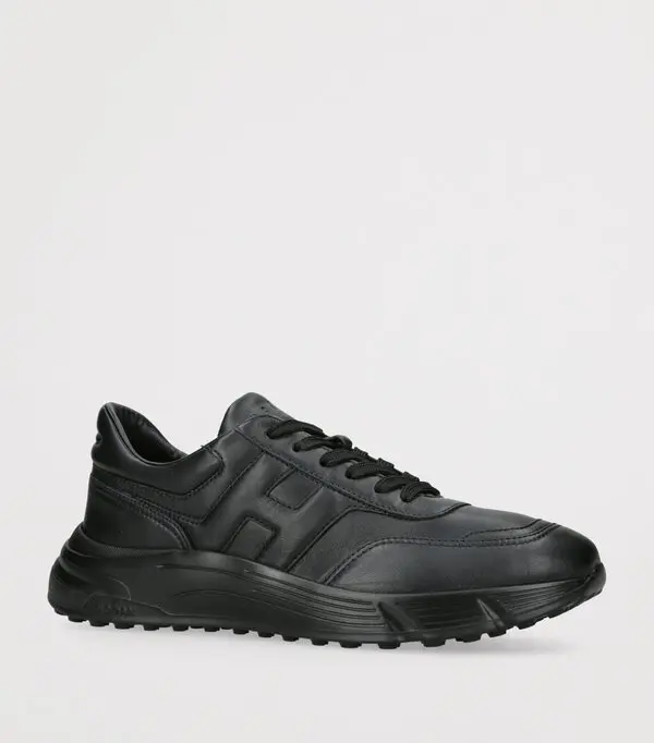 Hogan Leather Hyperlight Sneakers - Black