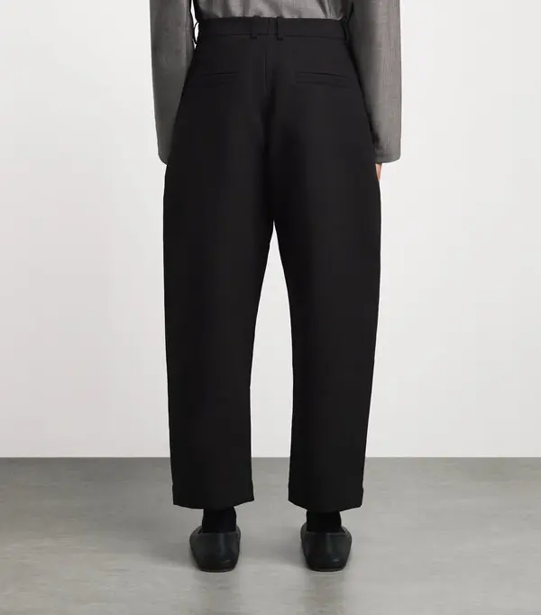 Studio Nicholson Cotton Pleated Trousers