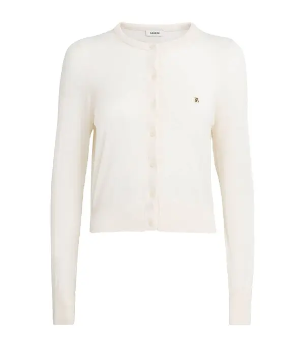 Sandro Cotton-blend Cardigan - Beige