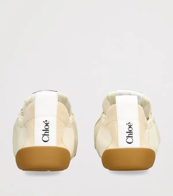 Chloé Leather-suede Kick Sneakers