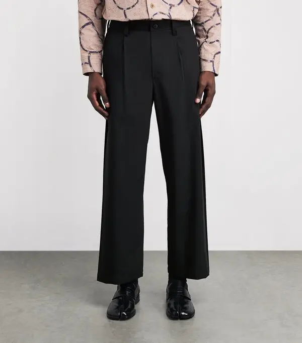 Issey Miyake Pleated Straight Trousers