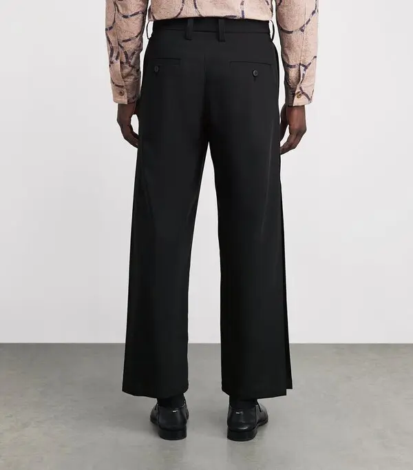 Issey Miyake Pleated Straight Trousers
