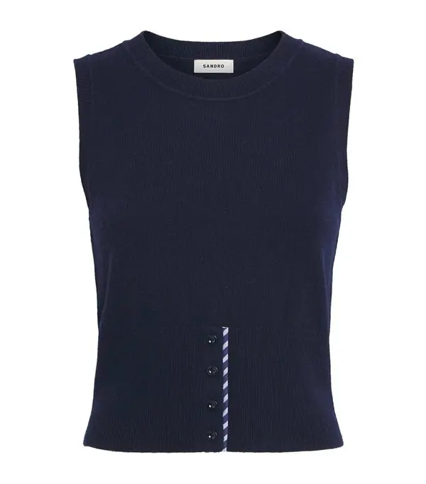 Sandro Wool-cashmere Tank Top