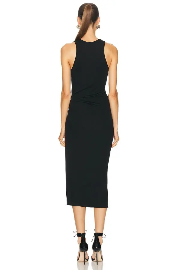 Tom Ford Midi Tank Dress In Black | Editorialist