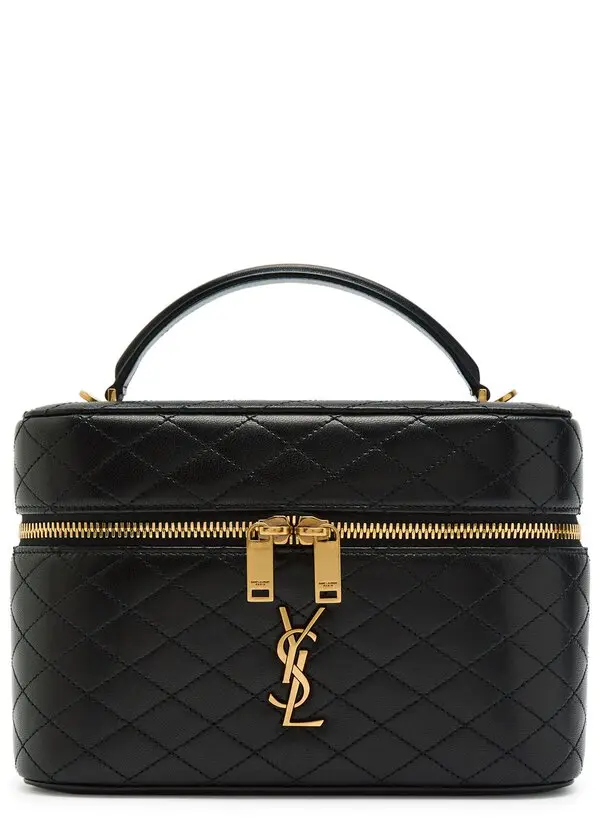 Saint Laurent Gaby Large Quilted Leather Top Handle Bag