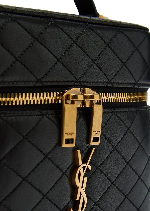 Saint Laurent Gaby Large Quilted Leather Top Handle Bag