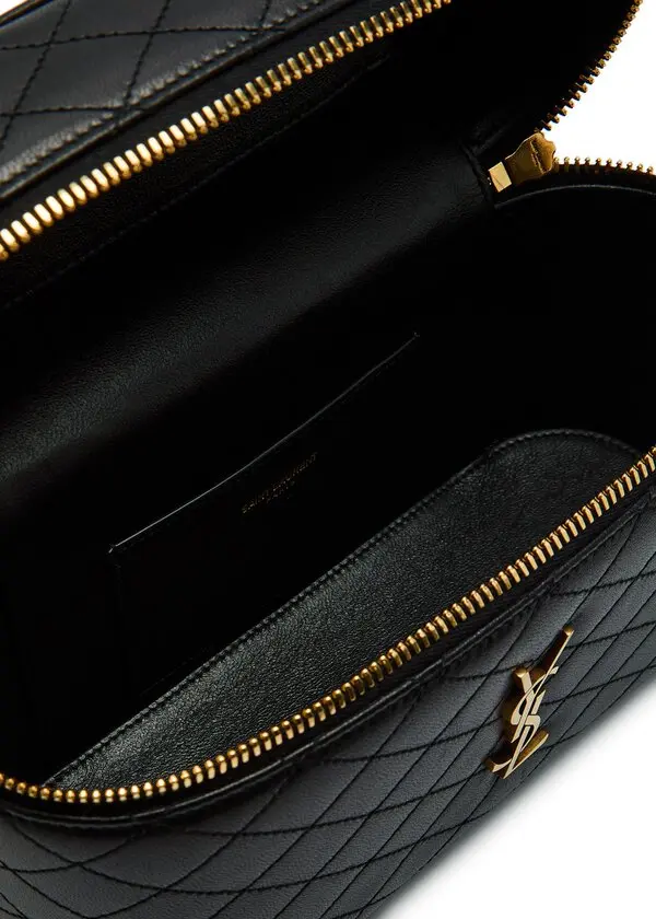 Saint Laurent Gaby Large Quilted Leather Top Handle Bag