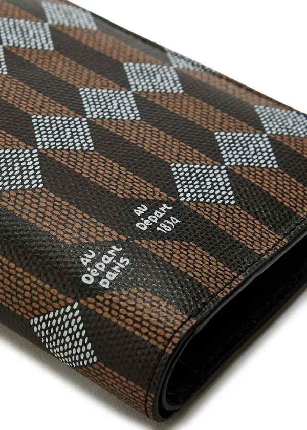 AU DEPART Logo Leather Passport Case
