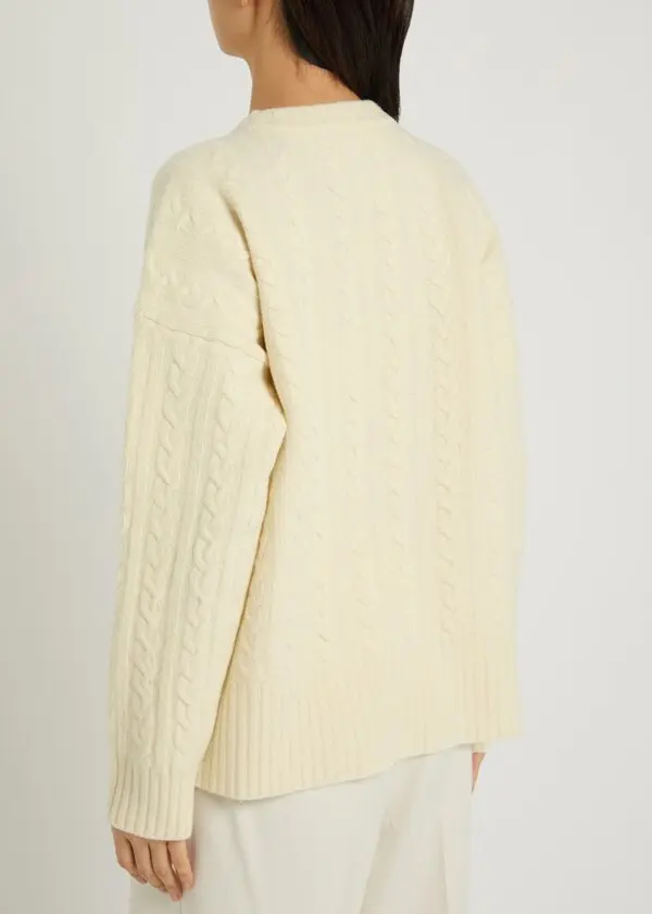 RÓHE Cable-knit Wool Jumper