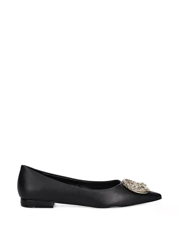 Just Cavalli Embellished-toe Ballet Flats