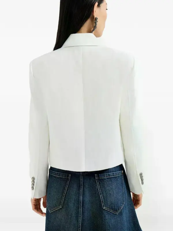 Brunello Cucinelli Long-sleeved Blazer - White