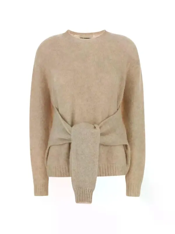 DES_PHEMMES Tie-waist Sweater