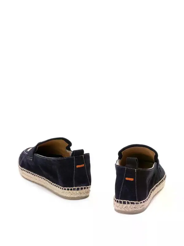 CastaÑer Nacho Raffia Platform Espadrilles - Blue