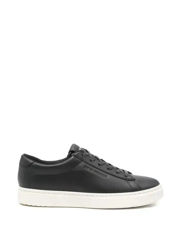 Emporio Armani Lace-up Sneakers - Black