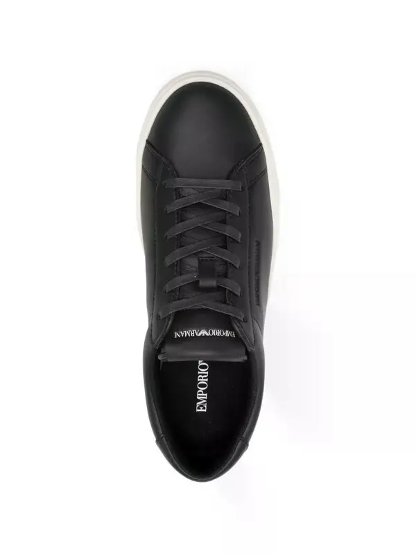 Emporio Armani Lace-up Sneakers - Black