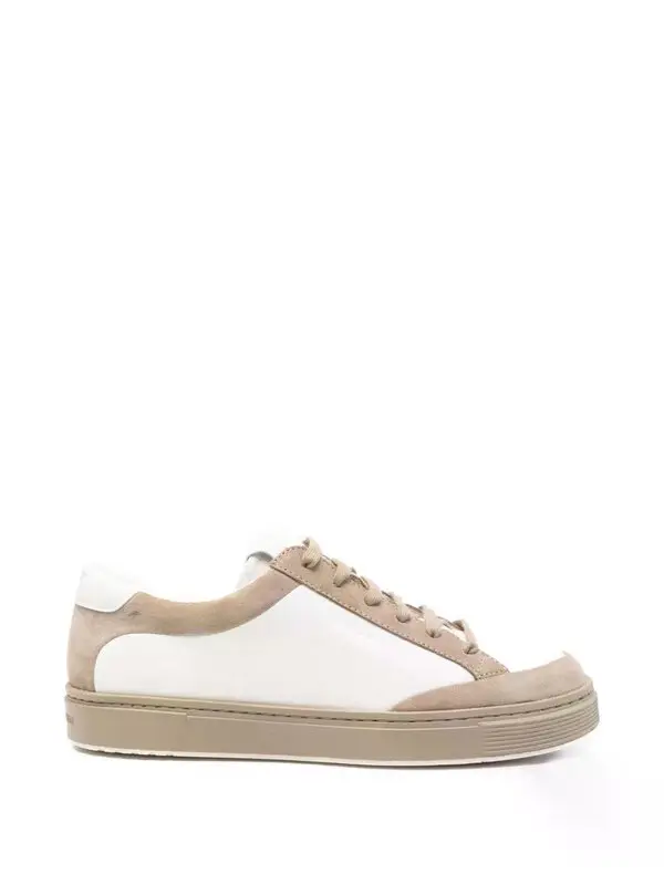 Emporio Armani Suede-panel Sneakers